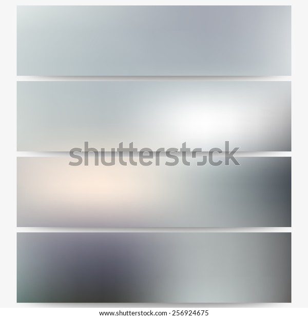 Abstract Unfocused Natural Headers Blurred Design Stock Vector (Royalty ...
