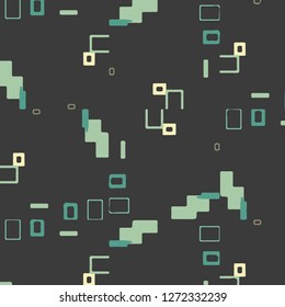 Old Video Game Square Template Colored Stock Vector (Royalty Free ...