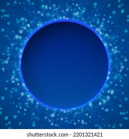 Abstract Vector Blue Shining Background Illustration Stock Vector ...