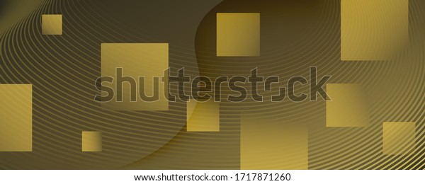 Abstract Vector Curve Gold Dynamic Wallpaper Stock Vector (Royalty Free ...