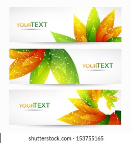 Header leaf Stock Vectors, Images & Vector Art | Shutterstock
