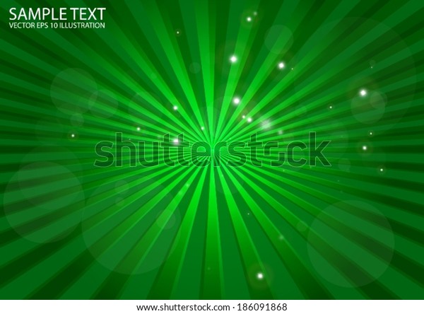 Abstract Vector Green Burst Background Illustration Stock Vector ...