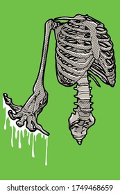 282 Bone ribs monster vector Images, Stock Photos & Vectors | Shutterstock
