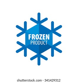 Abstract Vector Logo Frozen Products Design Stock Vector (Royalty Free ...