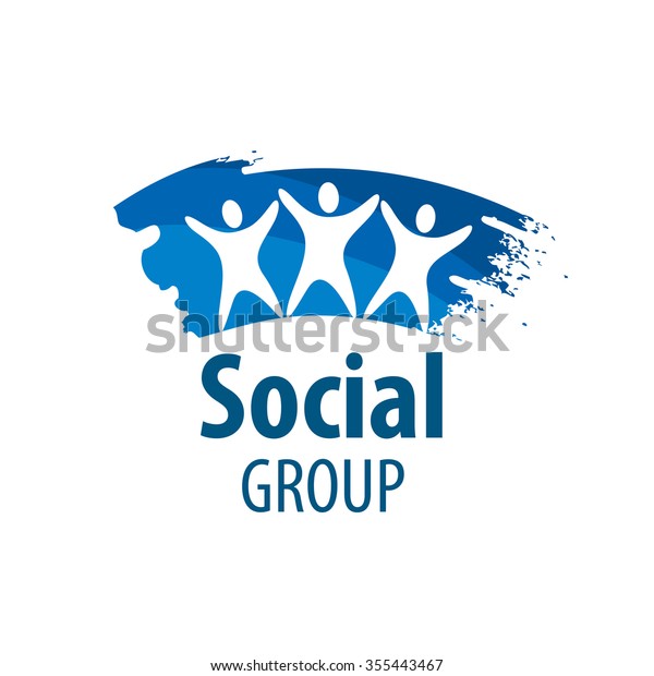 Gente del logo del vector abstracto para grupos sociales