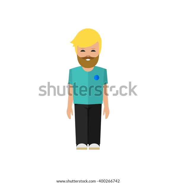 Abstract Vector Man Illustration Pure Simple Stock Vector (Royalty Free ...
