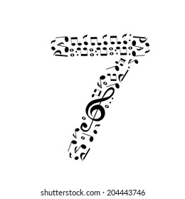 Guitar Made Music Note Music Sign 库存矢量图（免版税）1355943449 | Shutterstock