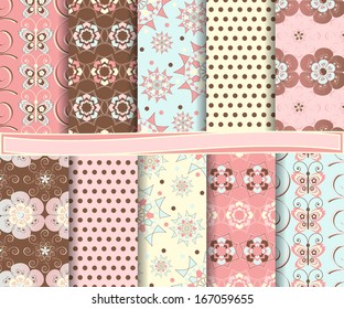 Abstract Vector Set Scrapbook Paper Stock Vector (Royalty Free ...