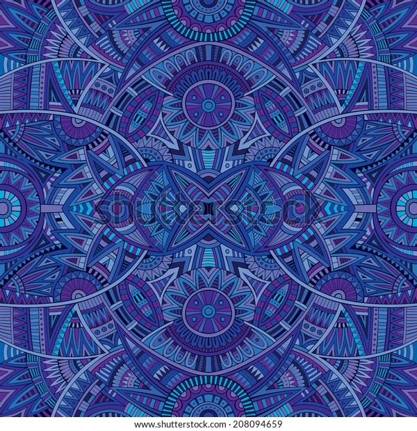 Abstract Vector Tribal Ethnic Background Seamless Stock Vector (Royalty ...