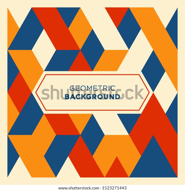 Abstract Vibrant Cross Shapes Background Stock Vector (Royalty Free ...