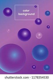 Abstract Violet Background Flyer Template Modern Stock Vector (Royalty ...