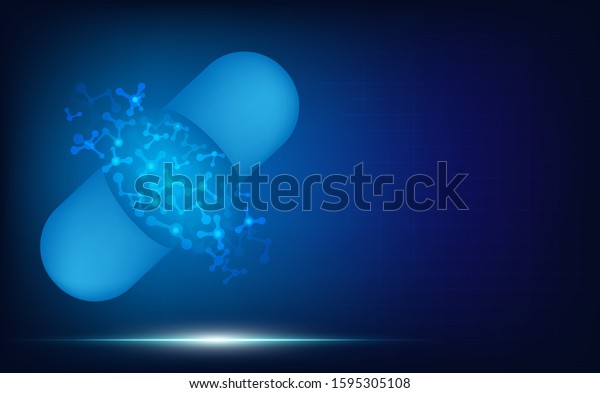 Abstract Wallpapers Drug Development Production Technology Stock Vector ...