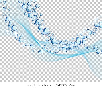 Abstract Water Background Transparency Grid On Stock Vector (Royalty ...