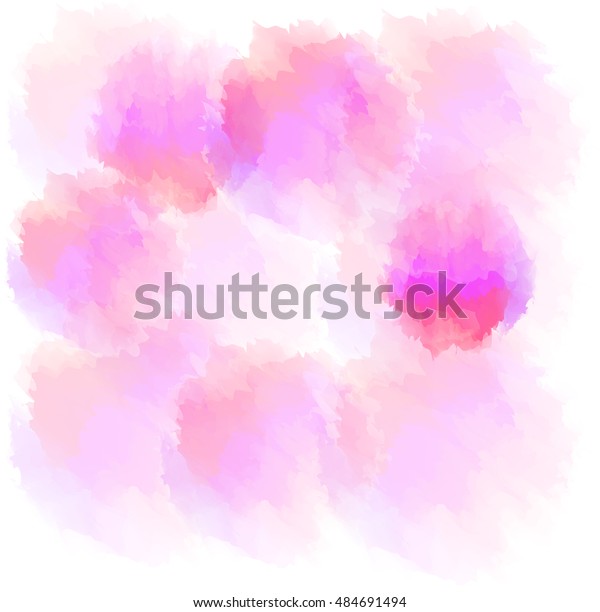 Abstract Watercolor Splash Digital Art Painting Stock Vector (Royalty ...