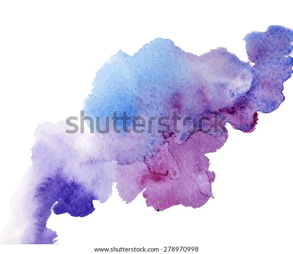 Abstract Watercolor Splash Watercolor Drop Stock Vector (Royalty Free ...