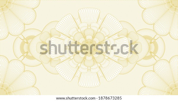 Abstract Watermark Banknotes Illustration Complex Design Stock Vector ...