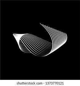 Abstract Wave Logo Design Template Wave Stock Vector (Royalty Free ...
