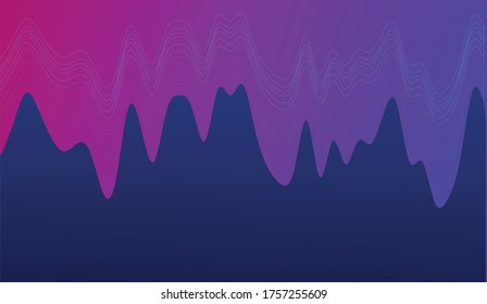 Abstract Music Vector Background Sound Voice Stock Vector (Royalty Free ...