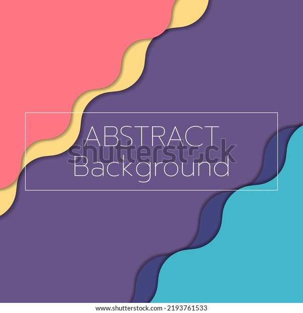 Abstract Wave Pastel Color Background Stock Vector (Royalty Free ...
