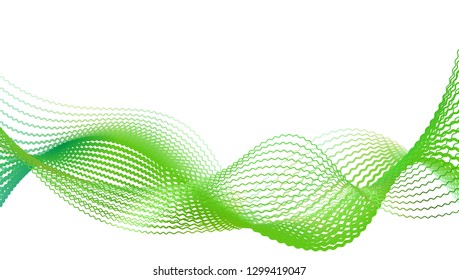 Abstract Wave Thin Curved Lines Graphic Stock Vector (Royalty Free ...