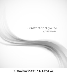Abstract Wavy Gray Background Stock Vector (Royalty Free) 201882988 ...