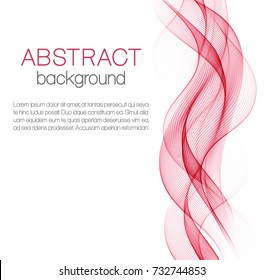 Abstract Wavy Pink Background Stock Vector (Royalty Free) 732744853 ...