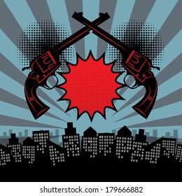 Abstract Western Background Vector Illustration Stock Vector (Royalty ...