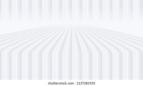 Abstract White Background 3d Lines Pattern Stock Vector (Royalty Free ...