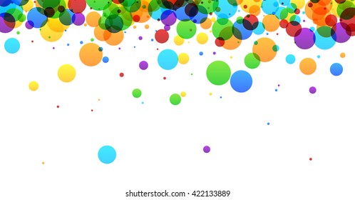 Abstract White Background Color Bubbles Vector Stock Vector (Royalty ...