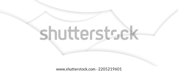 Abstract White Background Design Curve Layers Stock Vector (Royalty ...