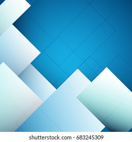 Abstract White Blue Background Stock Vector (Royalty Free) 683245309 ...