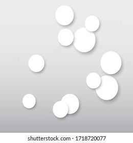 Abstract White Circle Design On Background Stock Vector (Royalty Free ...
