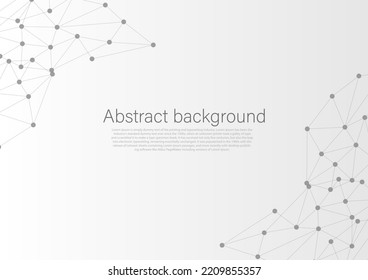 Abstract White Circuit Electronic Electrical Line Stock Vector (Royalty ...