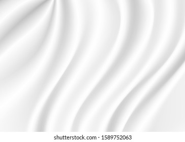 Abstract White Cloth Vector Background Stock Vector (Royalty Free ...