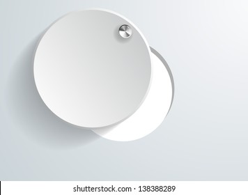 Abstract White Cover Drop Shadows Vector: vector de stock (libre de ...