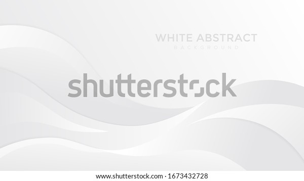 Abstract White Gray Gradient Color Background Stock Vector (Royalty ...