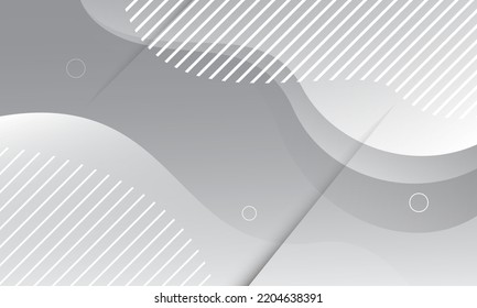 Abstract White Grey Color Background Fluid Stock Vector (Royalty Free ...