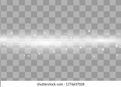 Abstract White Laser Beam Transparent Isolated Stock Vector (Royalty ...