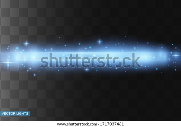 Abstract White Laser Beam Transparent Isolated Stock Vector (Royalty ...