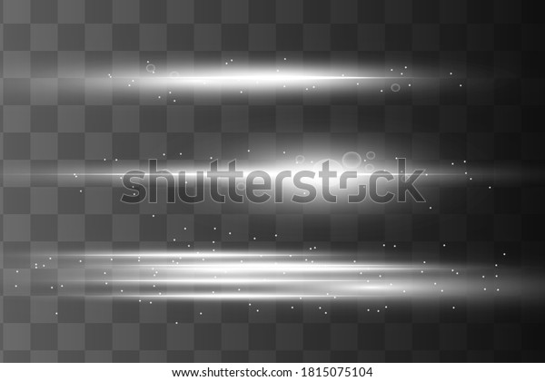 Abstract White Laser Beam Transparent Isolated Stock Vector (Royalty ...