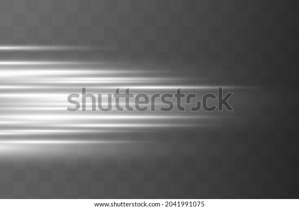 Abstract White Laser Beam Transparent Isolated Stock Vector (Royalty ...