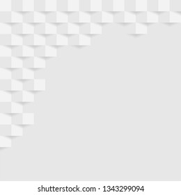 Abstract White Modern Square Texture Background Stock Vector (Royalty ...