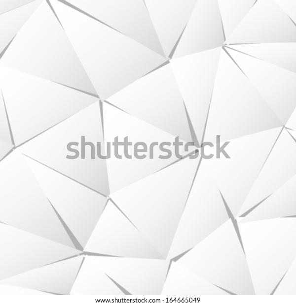Abstract White Paper Triangle Background Vector Stock Vector (Royalty ...