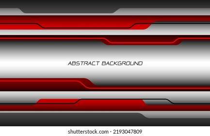 Abstract White Red Grey Black Metallic Stock Vector (Royalty Free ...