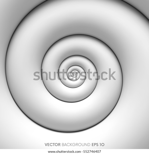 Abstract White Spiral Background Stock Vector (Royalty Free) 552746407 ...