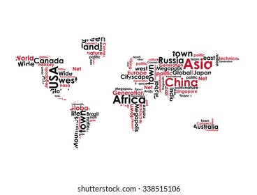 182 Globe Made With Words Stock Vectors, Images & Vector Art | Shutterstock