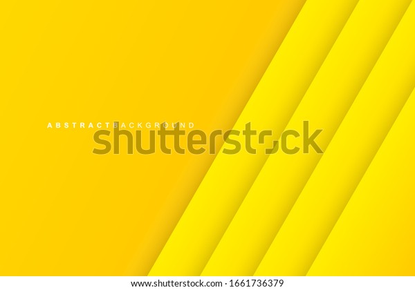 Abstract Yellow Background Blank Space Paper Stock Vector (Royalty Free ...