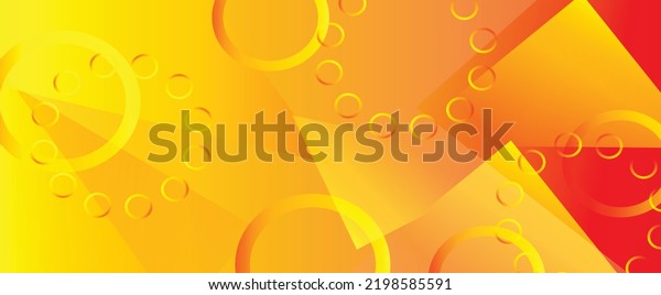 Abstract Yellow Background Greeting Card Design Stock Vector (Royalty ...