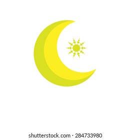 Abstract Yellow Background Logo Design Stock Stock Vector (Royalty Free ...