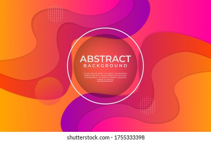 Abstract Yellow Gradient Shapes Background Stock Vector (Royalty Free ...